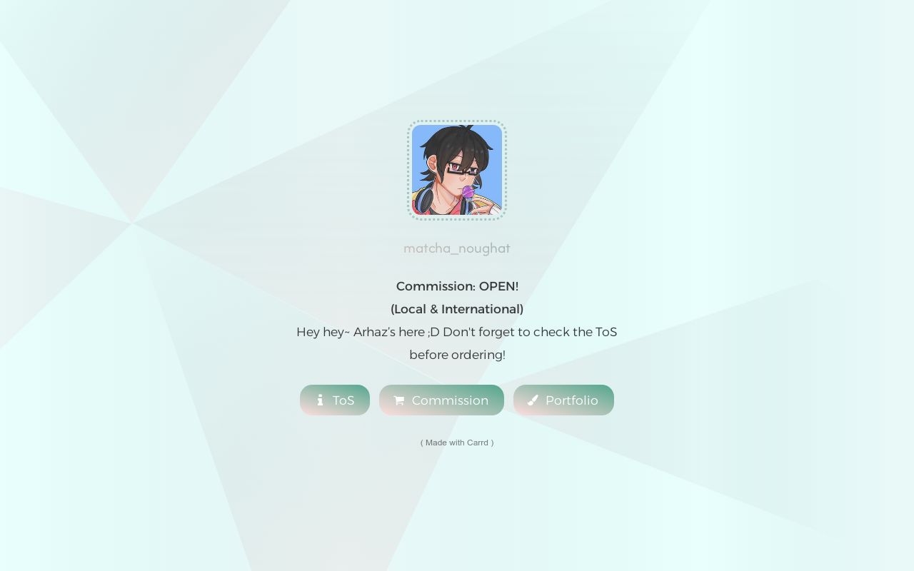 Arhaz’s Commission Page